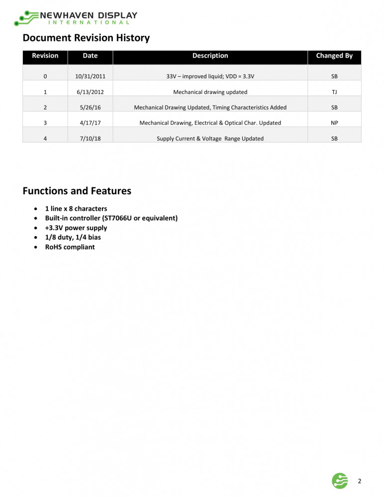 NHD-0108BZ-RN-YBW-33V specification page 3