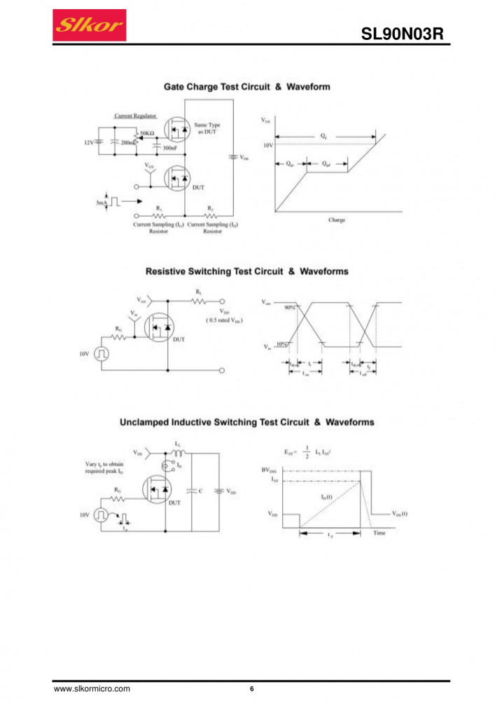 SL90N03R datasheet page 6
