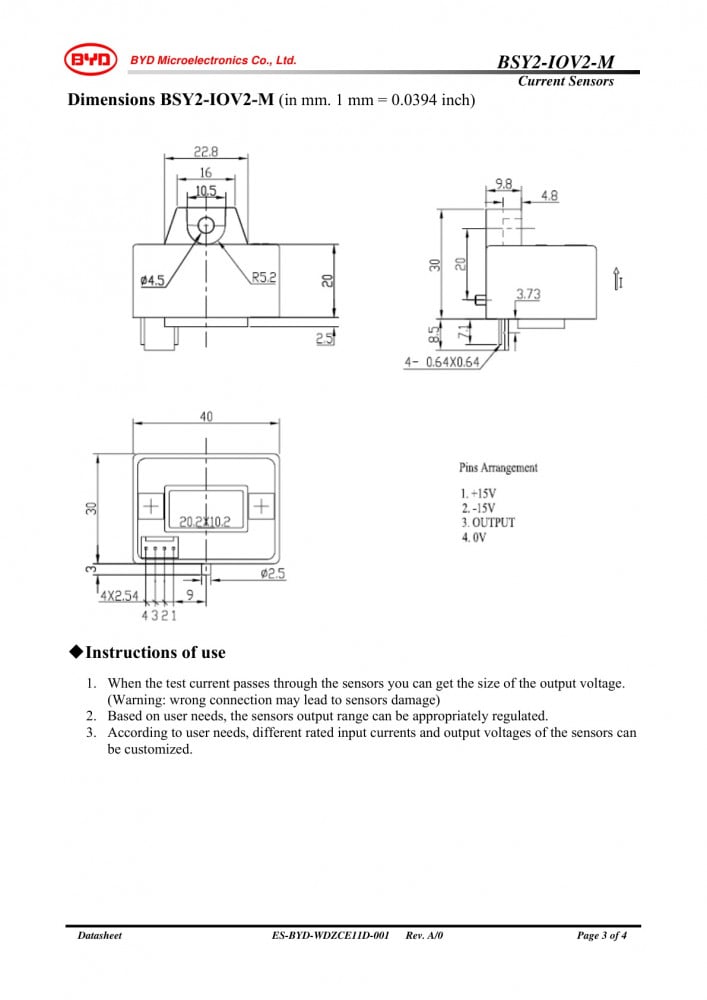 BSY2-150/4IOV2 datasheet page 3