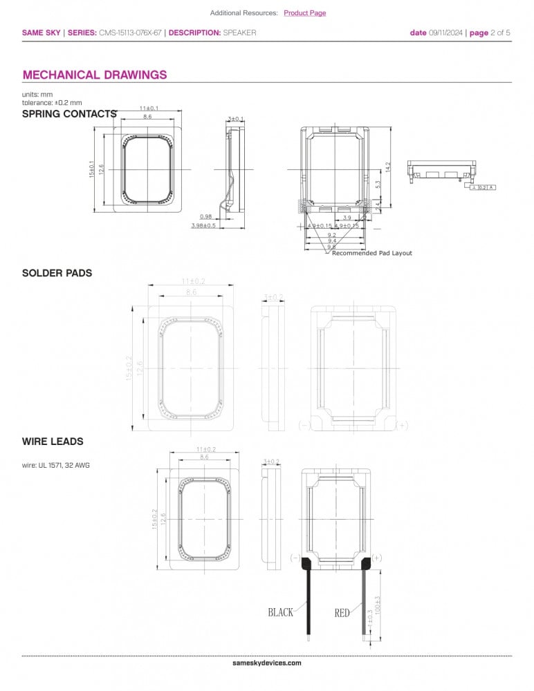 CMS-15113-076SP-67 datasheet page 2