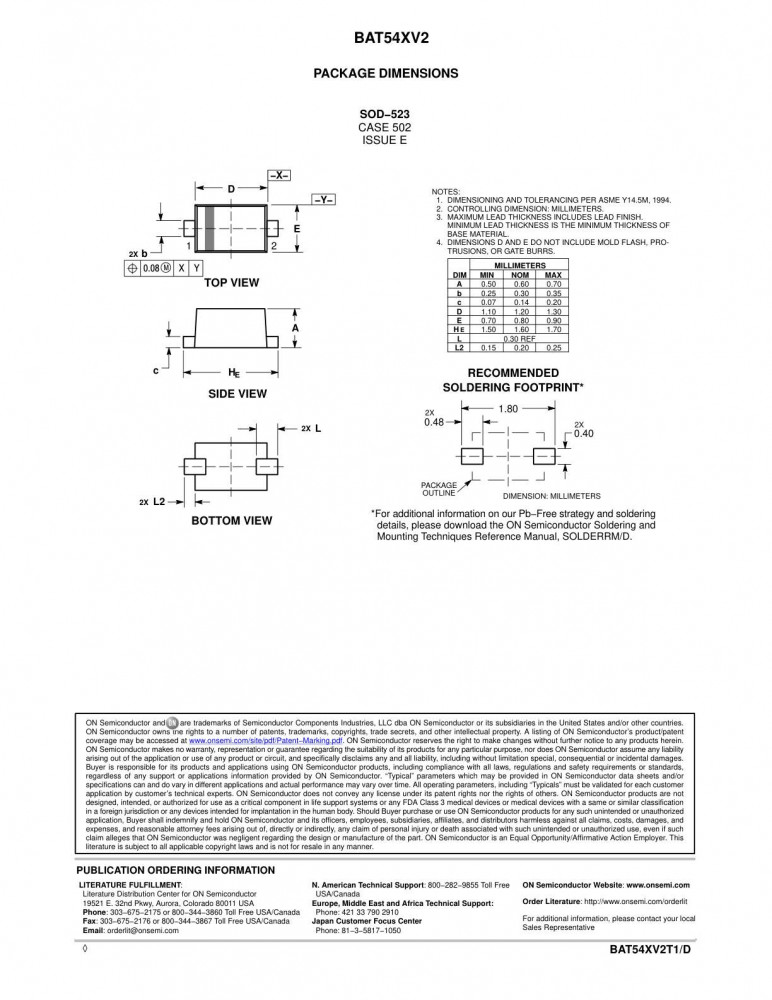 BAT54XV2T5G datasheet page 4