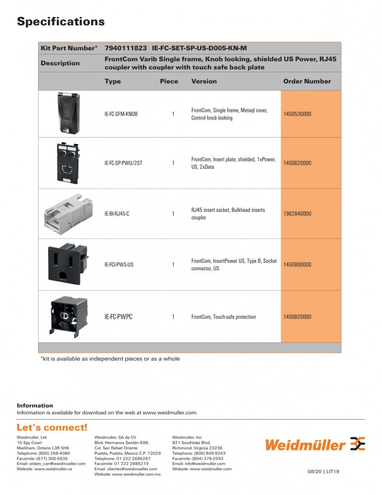 WEIDMULLER FrontCom Vario document page 2