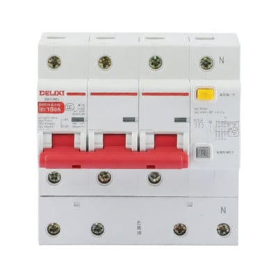 Delixi Electric DZ47VLE4C63 Miniature Residual Current Circuit Breaker