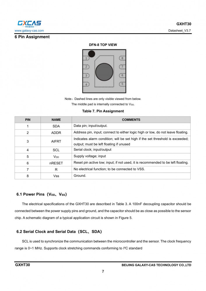GXHT30C datasheet page 7