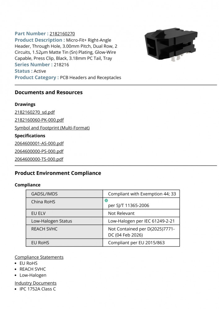 2182160270 technical document page 1