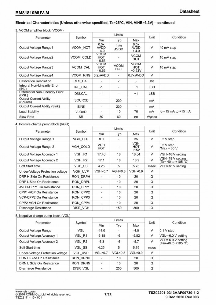 BM81810MUV-ME2 datasheet page 7