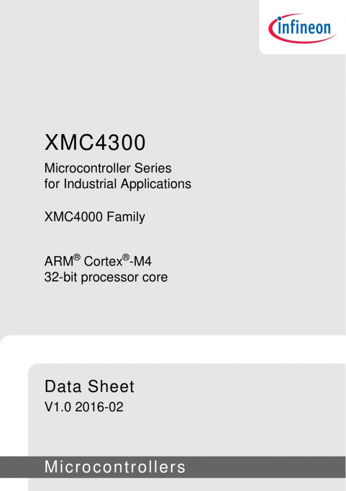 XMC4300 datasheet page 3