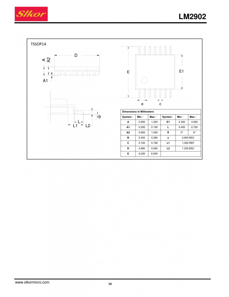 LM2902 datasheet page 10