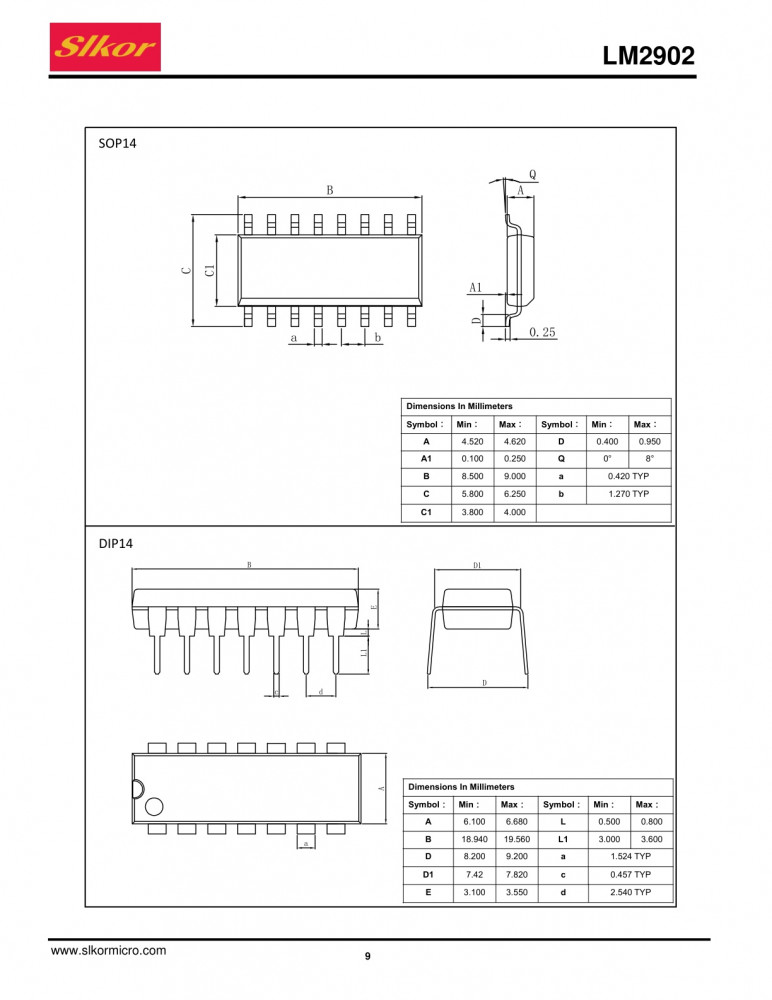 LM2902 datasheet page 9