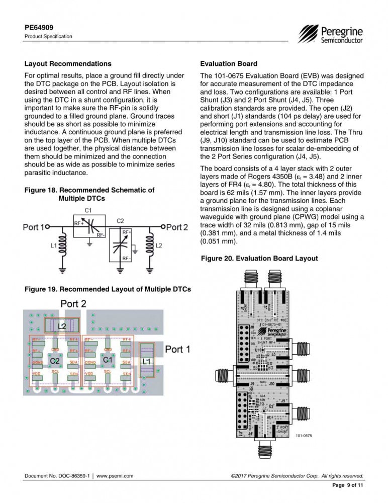 PE64909B-Z datasheet page 9