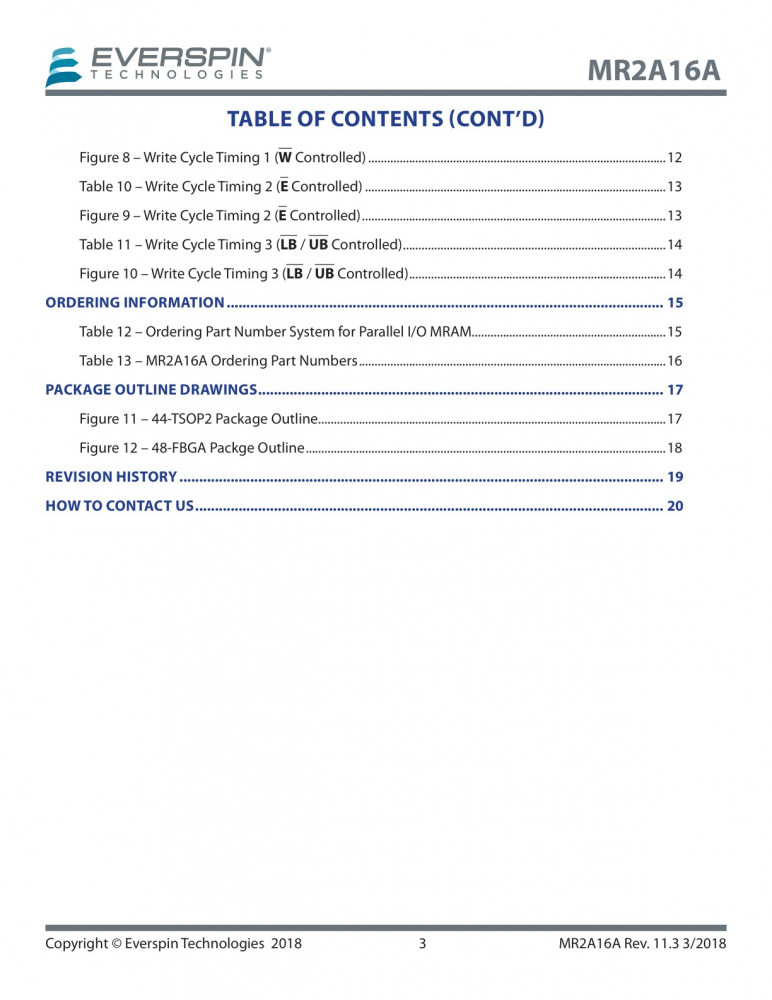 MR2A16A datasheet page 3