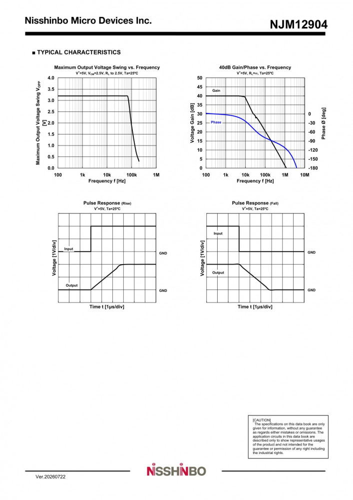 NJM12904 datasheet page 6