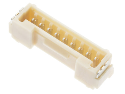 1.25mm Pitch, Micro-Lock Plus PCB Header, Single Row, Vertical, Surface Mount, 0.76µm Gold Plating, Positive Lock, 12 Circuits, with Pick-and-Place Tape, Natural