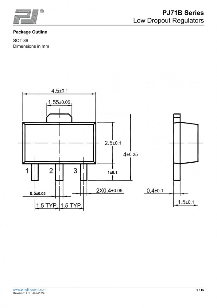 PJ71BK50SA datasheet page 9