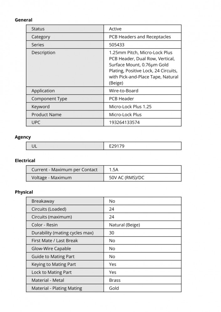 Product document preview, page 2