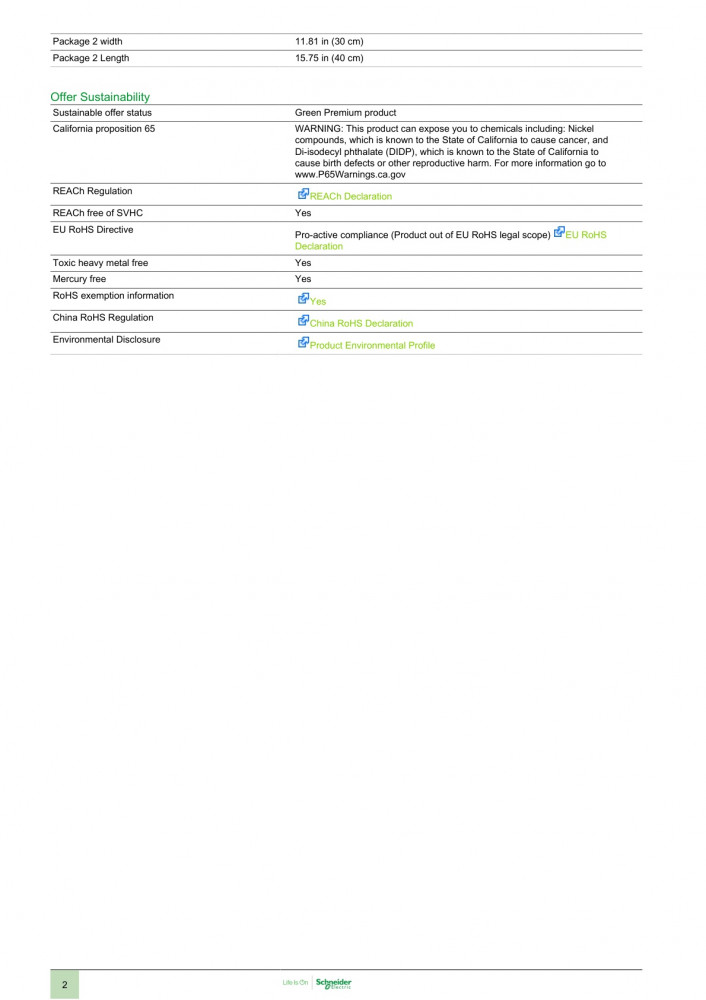 SSRHP05 technical document page 2