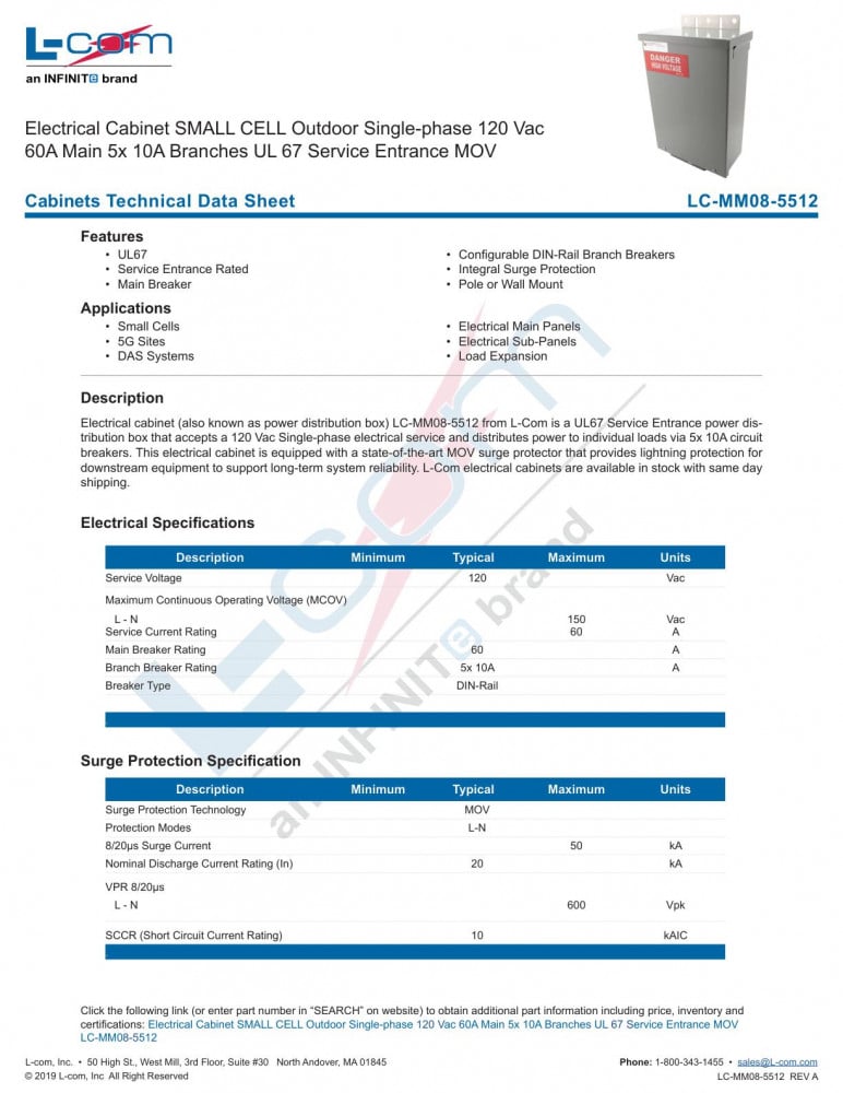 LC-MM08-5512 technical datasheet page 1