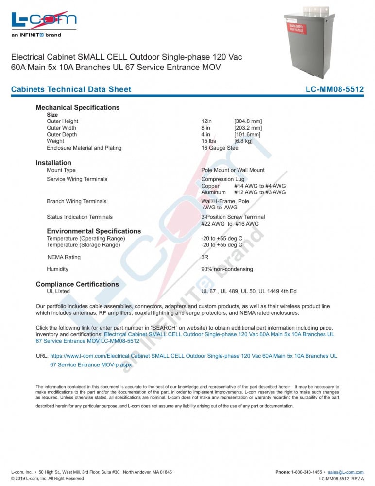 LC-MM08-5512 technical datasheet page 2