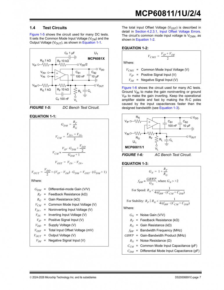 MCP60812 datasheet page 7 preview