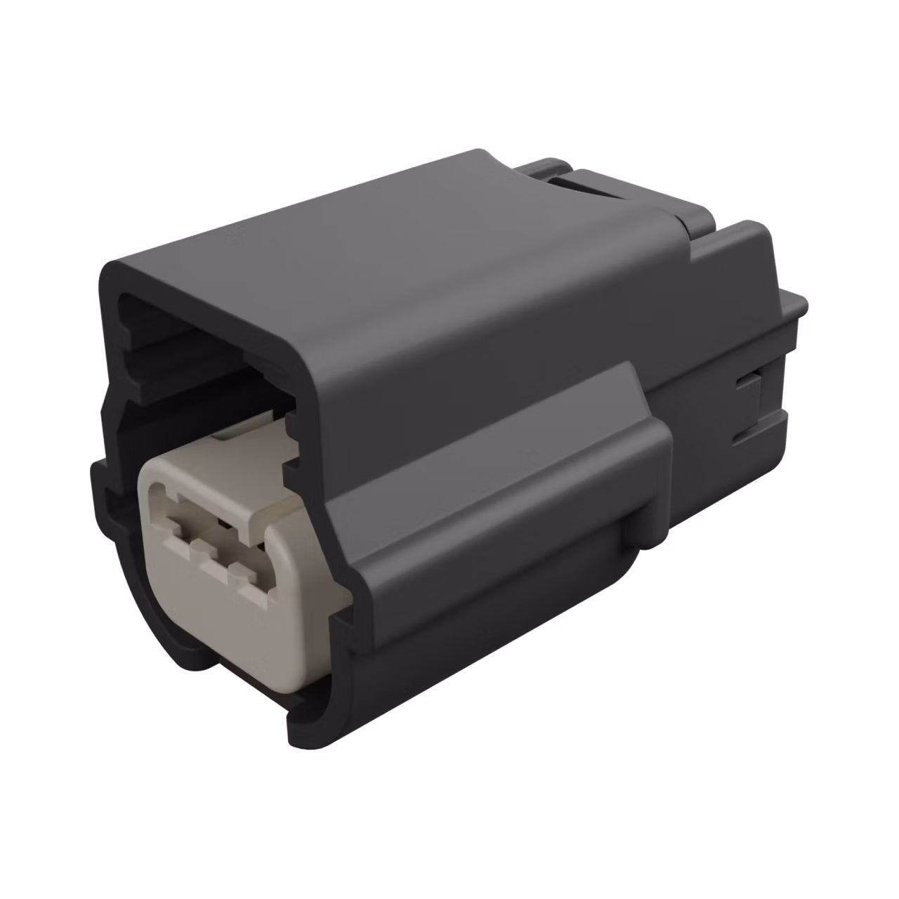 2.54mm MX64 Sealed Single Row Crimp Housing, MX64 Terminal, Gray, 3 Circuits, Key B, without CPA Lock for sale