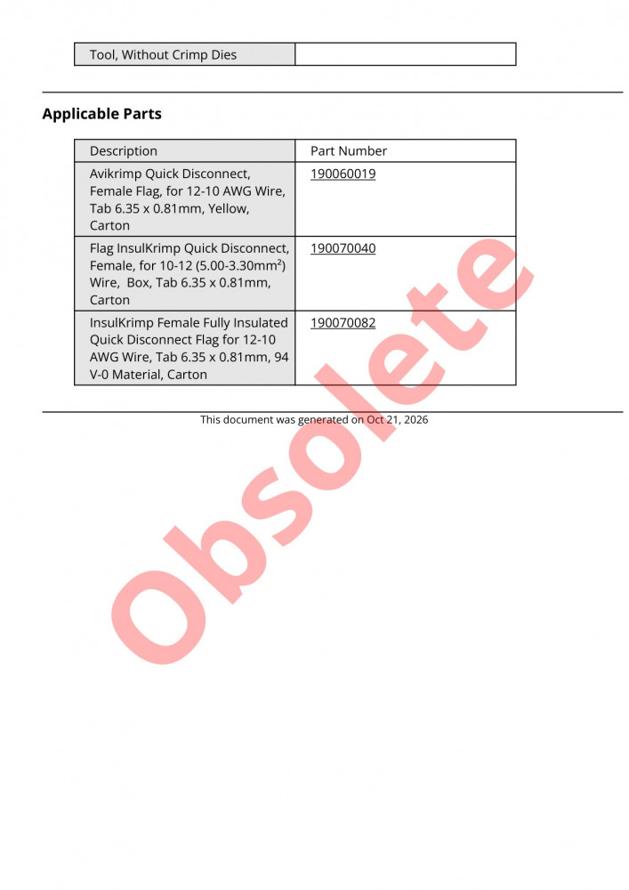 Technical document page 3 for Molex 640052800