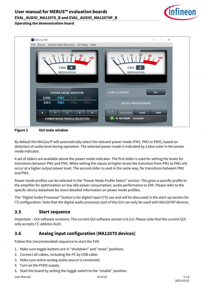 Infineon MA12070P evaluation board manual page 10