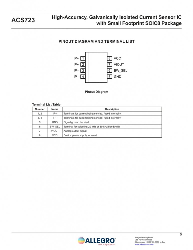 ACS723 datasheet page 5