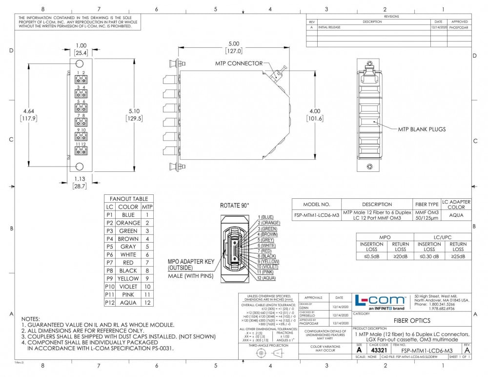 FSP-MTM1-LCD6-M3 technical document preview