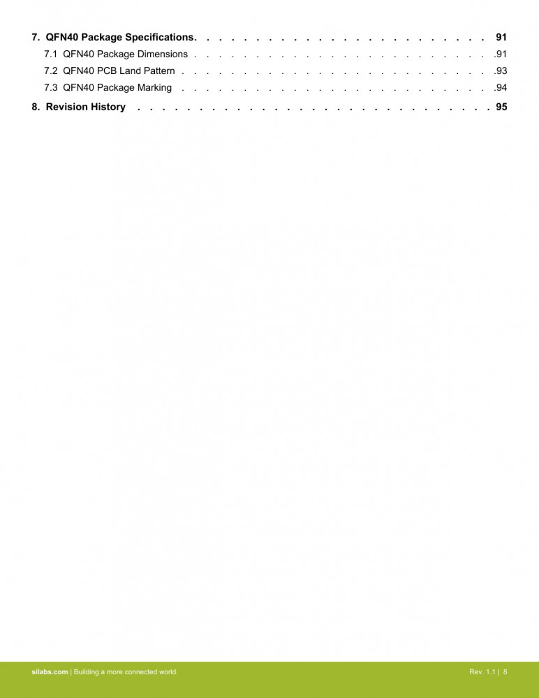 EFR32SG23 datasheet page 8