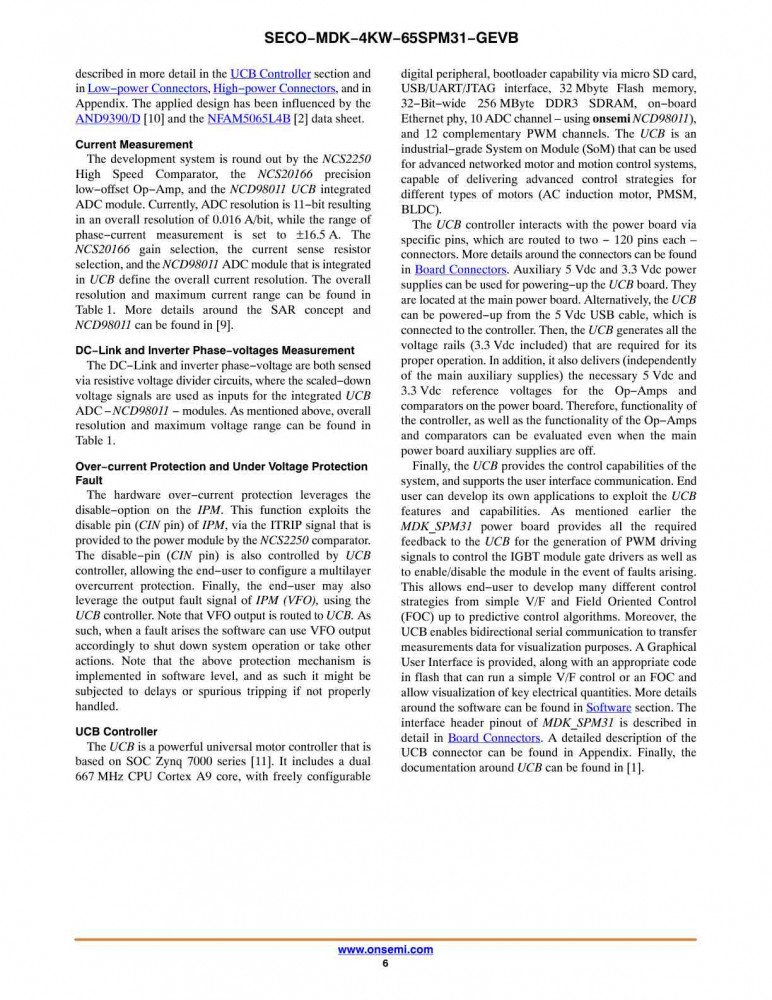 SECO-MDK-4KW-65SPM31-GEVB technical document page 6
