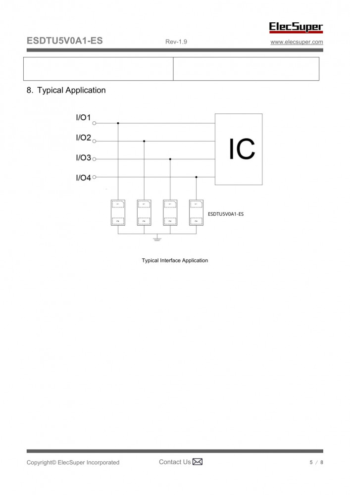 ESDTU5V0A1-ES datasheet page 5