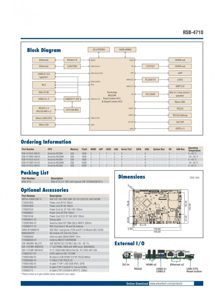 RSB-4710 product documentation page 2