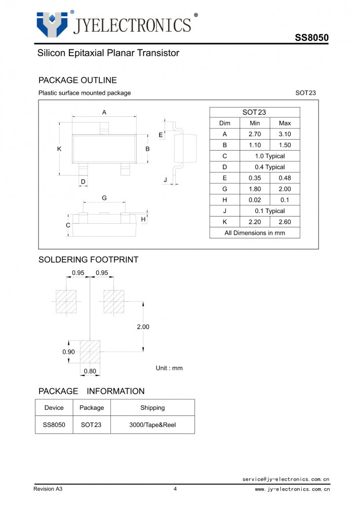 SS8050 datasheet page 4