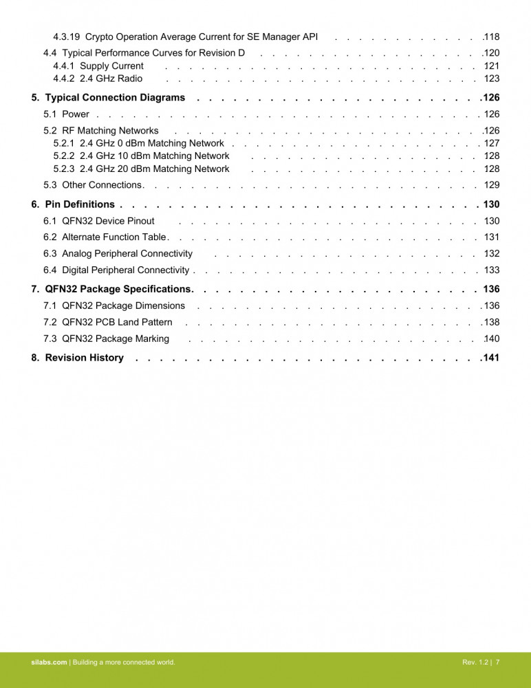 Product datasheet page 7