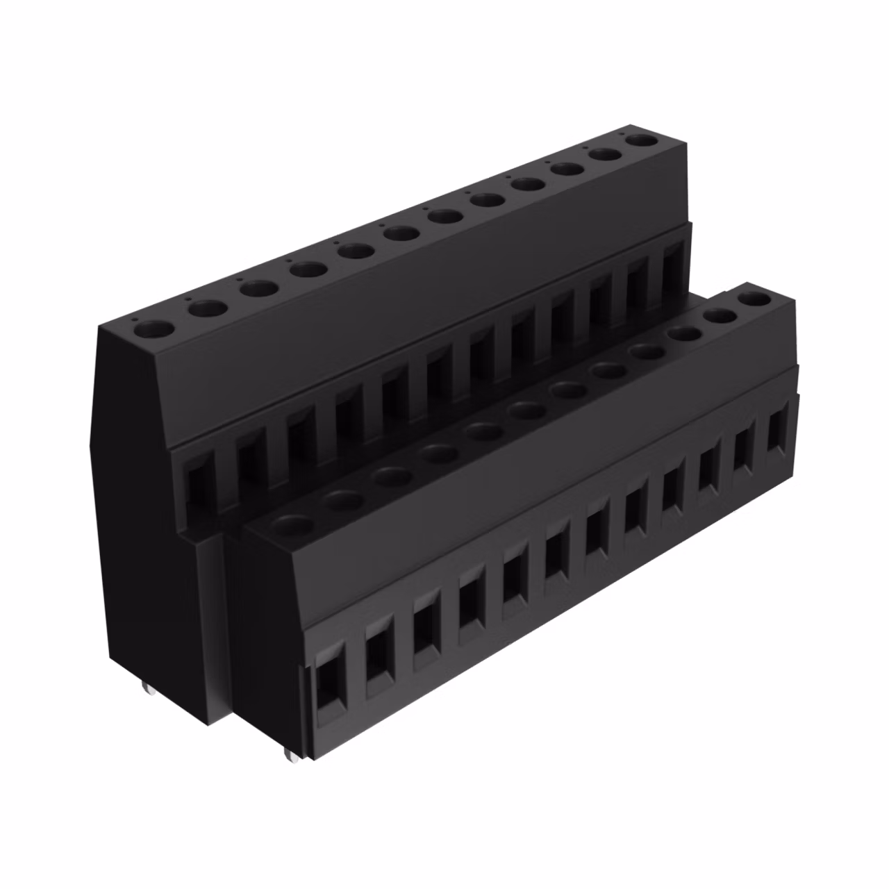 5.08mm Pitch Beau Eurostyle High Profile, Two Level Terminal Block, Modular, 24 Circuits for sale