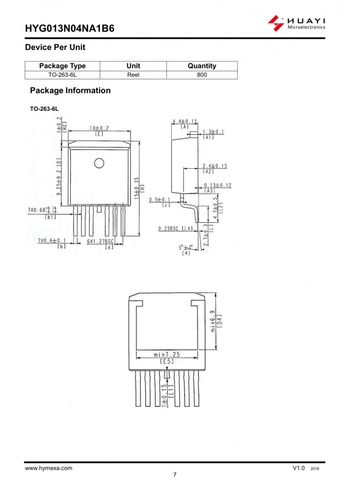 HYG013N04NA1B6 datasheet page 7