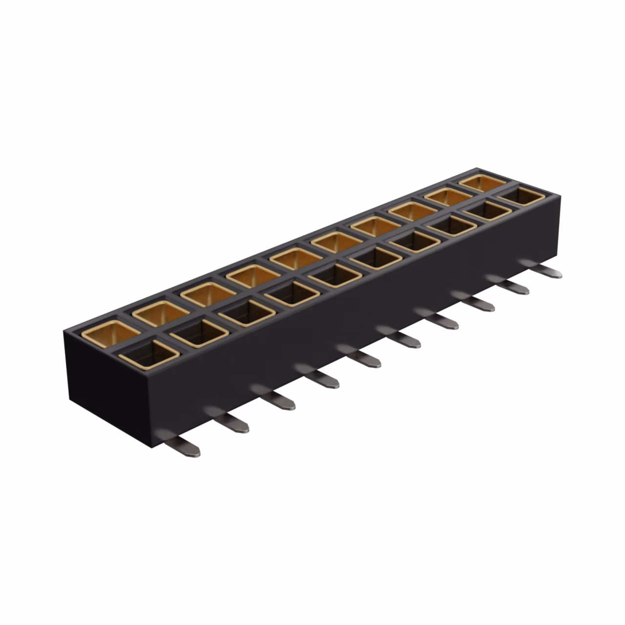 2.00mm Pitch Milli-Grid Receptacle, Surface Mount, Bottom Entry, 0.38µm Gold (Au) Plating, 20 Circuits, Tube, Lead-Free for sale