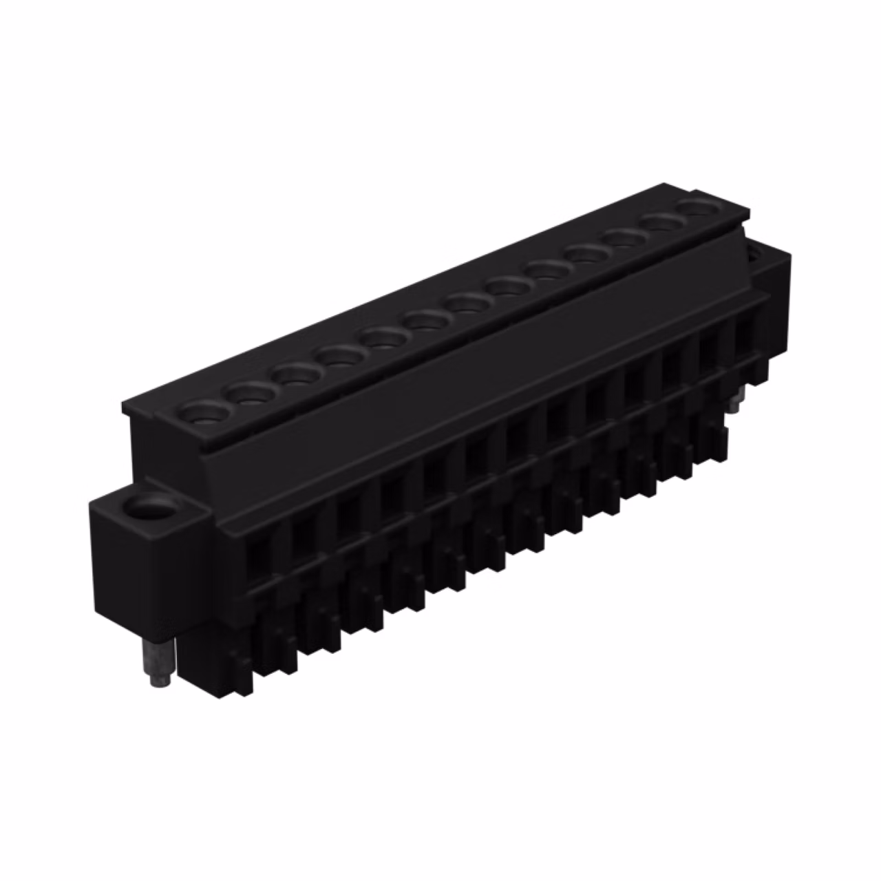 3.81mm Pitch Eurostyle Vertical Plug, with Retention Screws, Front Wire Entry, 13 Circuits for sale