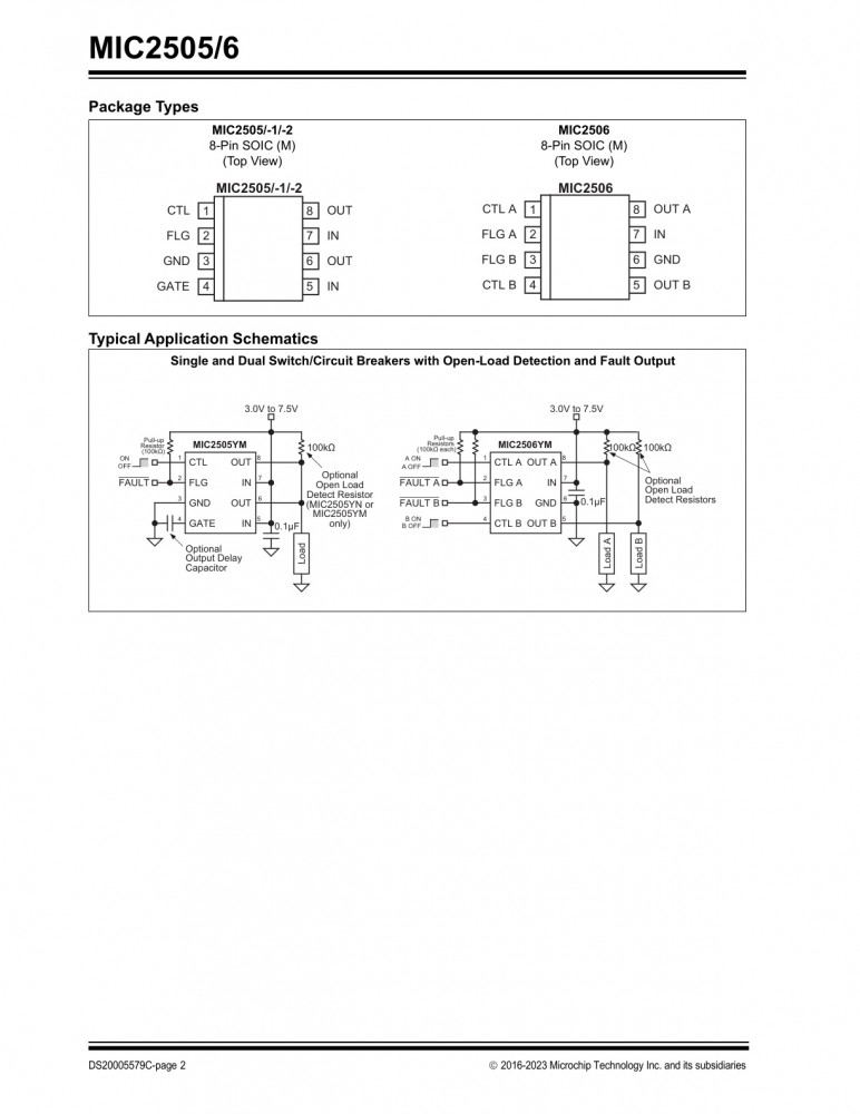 MIC2505 datasheet page 2
