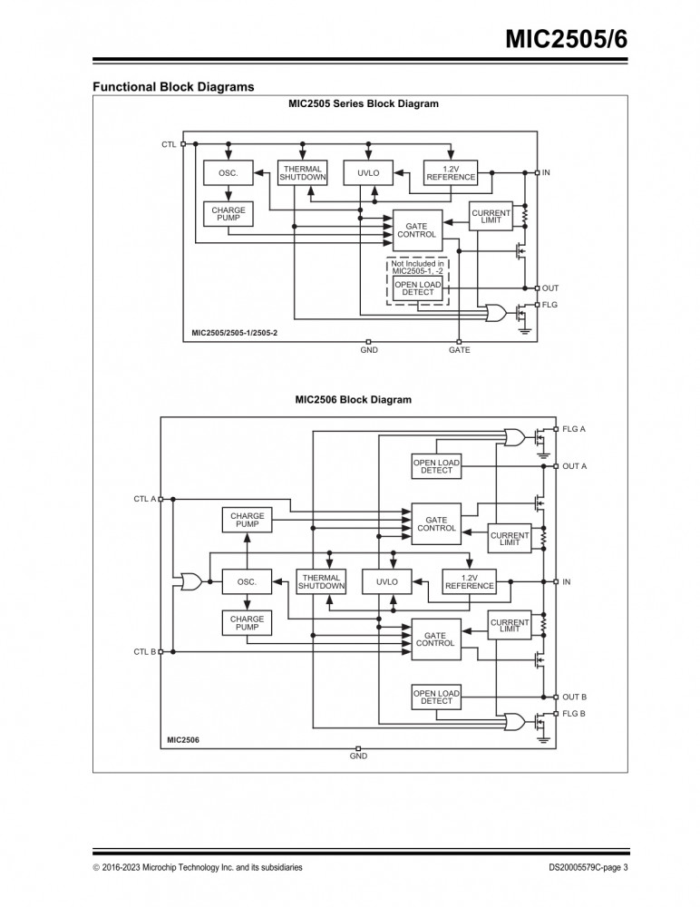 MIC2505 datasheet page 3