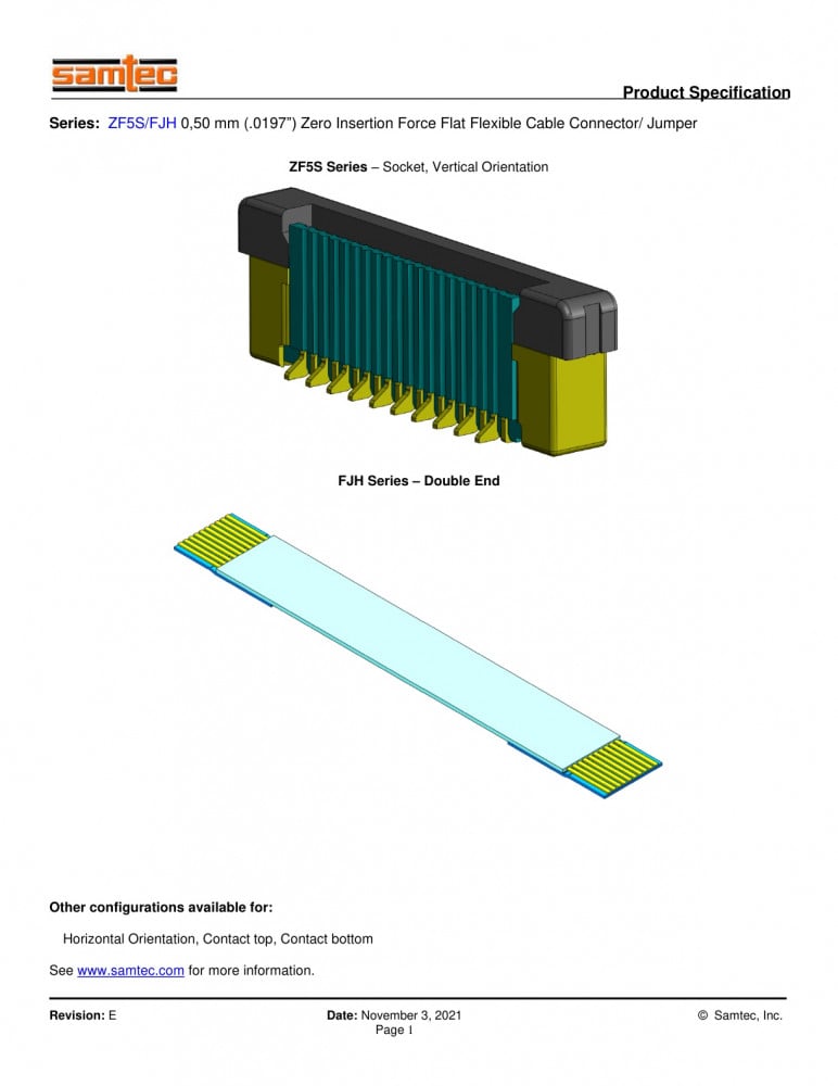 ZF5S-31-01-T-WT-TR technical document page 1