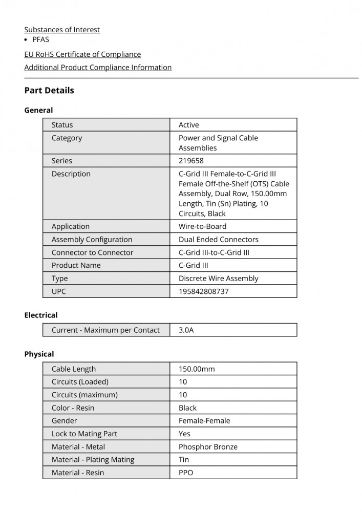 MOLEX 2196581102 drawing page 2