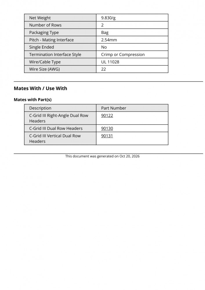MOLEX 2196581102 drawing page 3