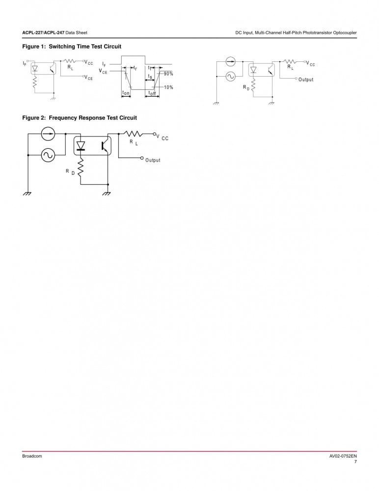 ACPL-227 and ACPL-247 datasheet page 7