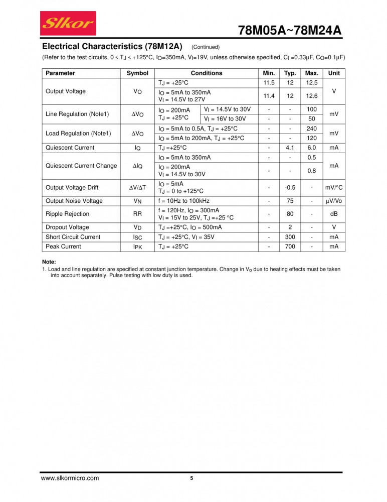 78M05A datasheet page 5