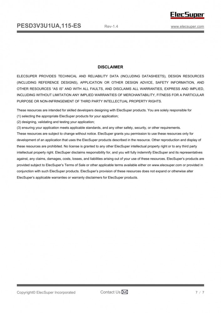 PESD3V3U1UA,115-ES datasheet page 7