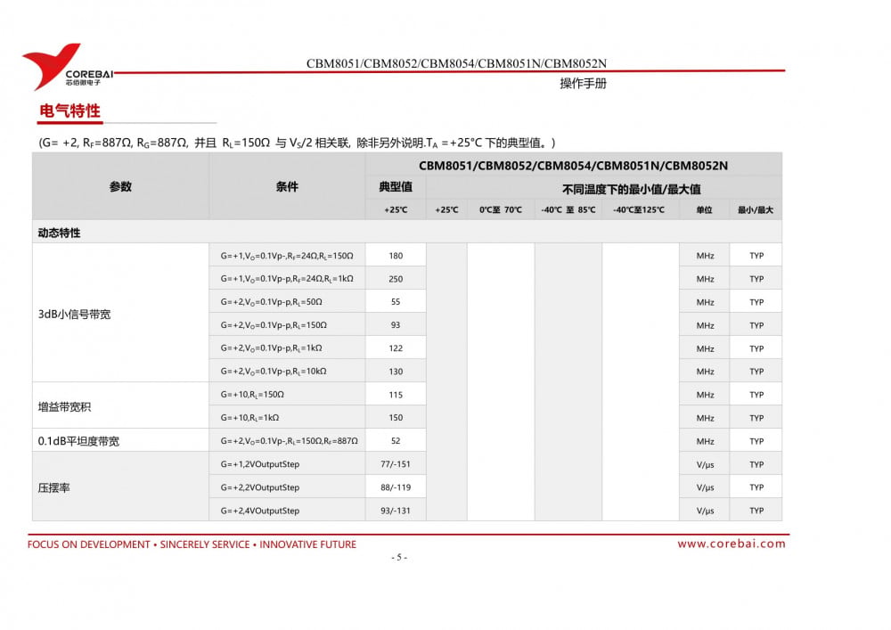 CBM8051N datasheet page 5