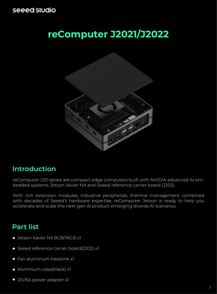 Technical document page 1