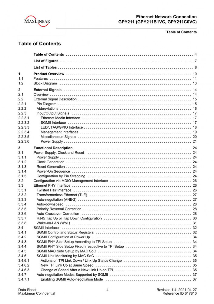 GPY211C0VC technical document page 6