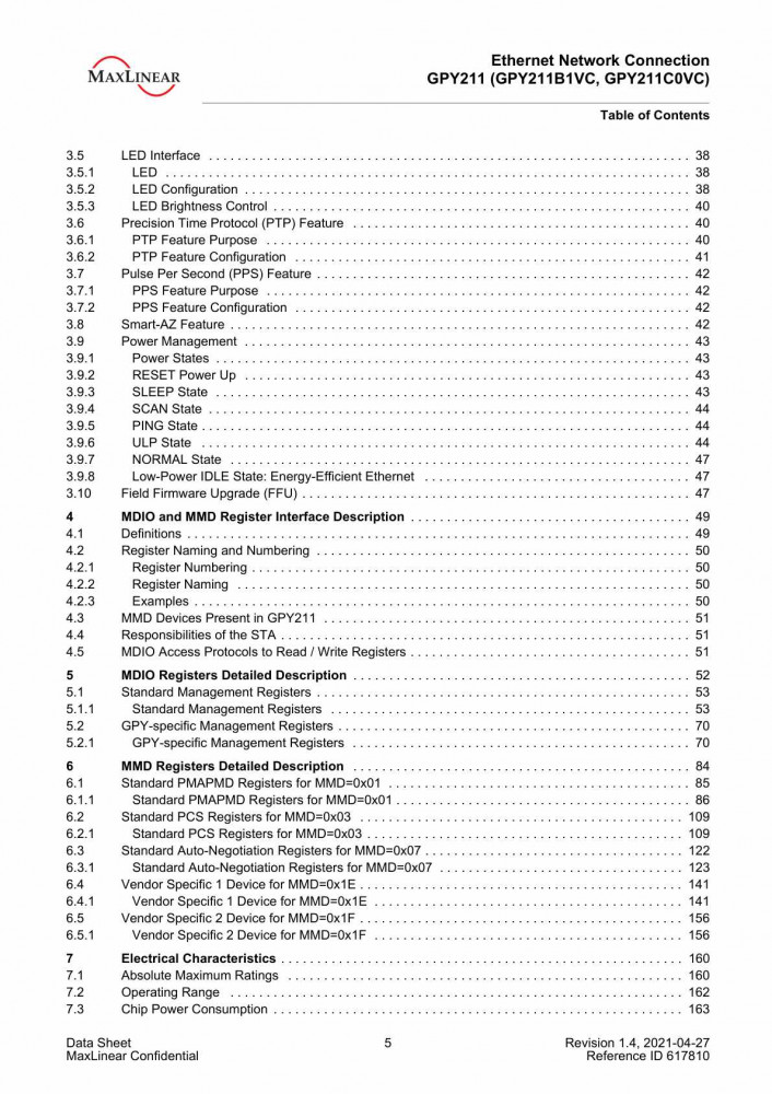 GPY211C0VC technical document page 7